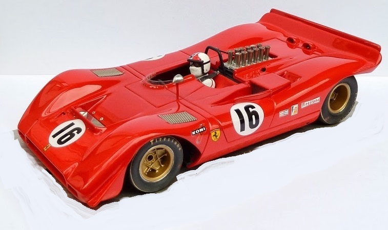 【新品】Fein Design Modell 1/24 1969 Ferrari 612P #16 Can-Am キット1 フェラーリ ...