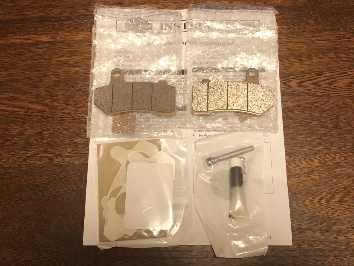 【新品】ハーレー純正 41852-08Bと41854-08 08～ツーリングモデル用 フロント＆リアブレーキパッドキット セット の落札情報 ...