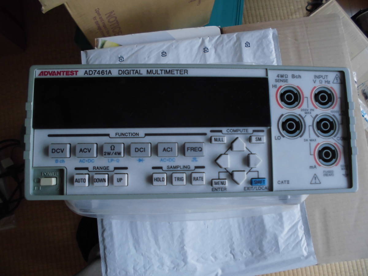 アドバンテスト デジタルマルチメーター AD7461A の落札情報詳細| ヤフオク落札価格情報 オークフリー