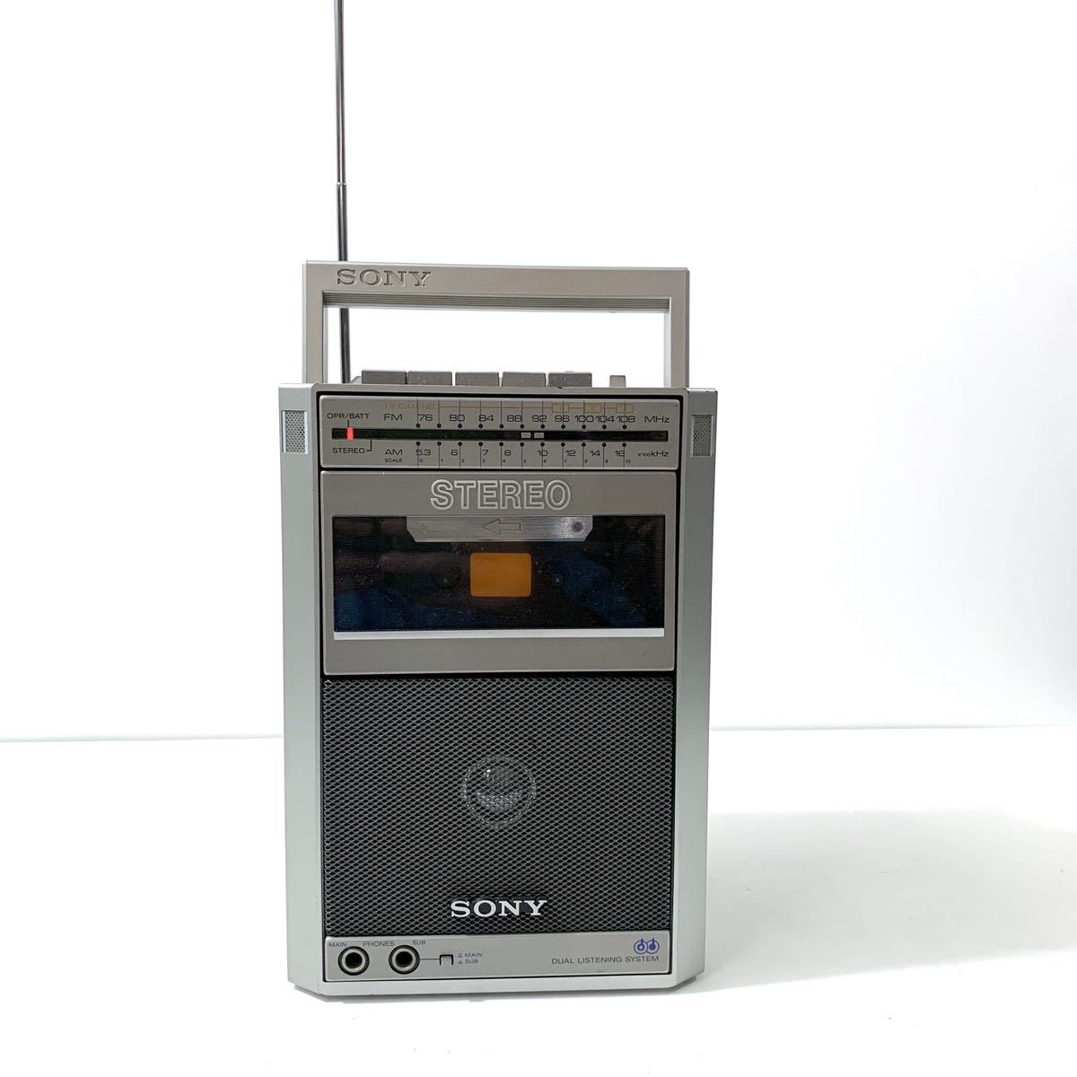 【通電確認済み】SONY ソニー ラジカセ CFS-11P 1981年 STEREO ミュージカン 昭和レトロ アンティークの落札情報詳細 ...