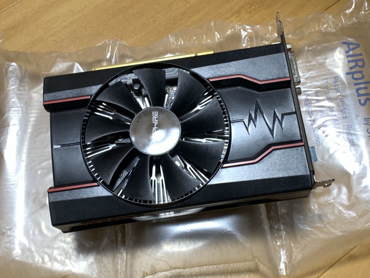 1円スタート！ 中古 超美品！ SAPPHIRE PULSE RADEON RX 550 2G GDDR5 HDMI/DVI-D/DP V2 ...