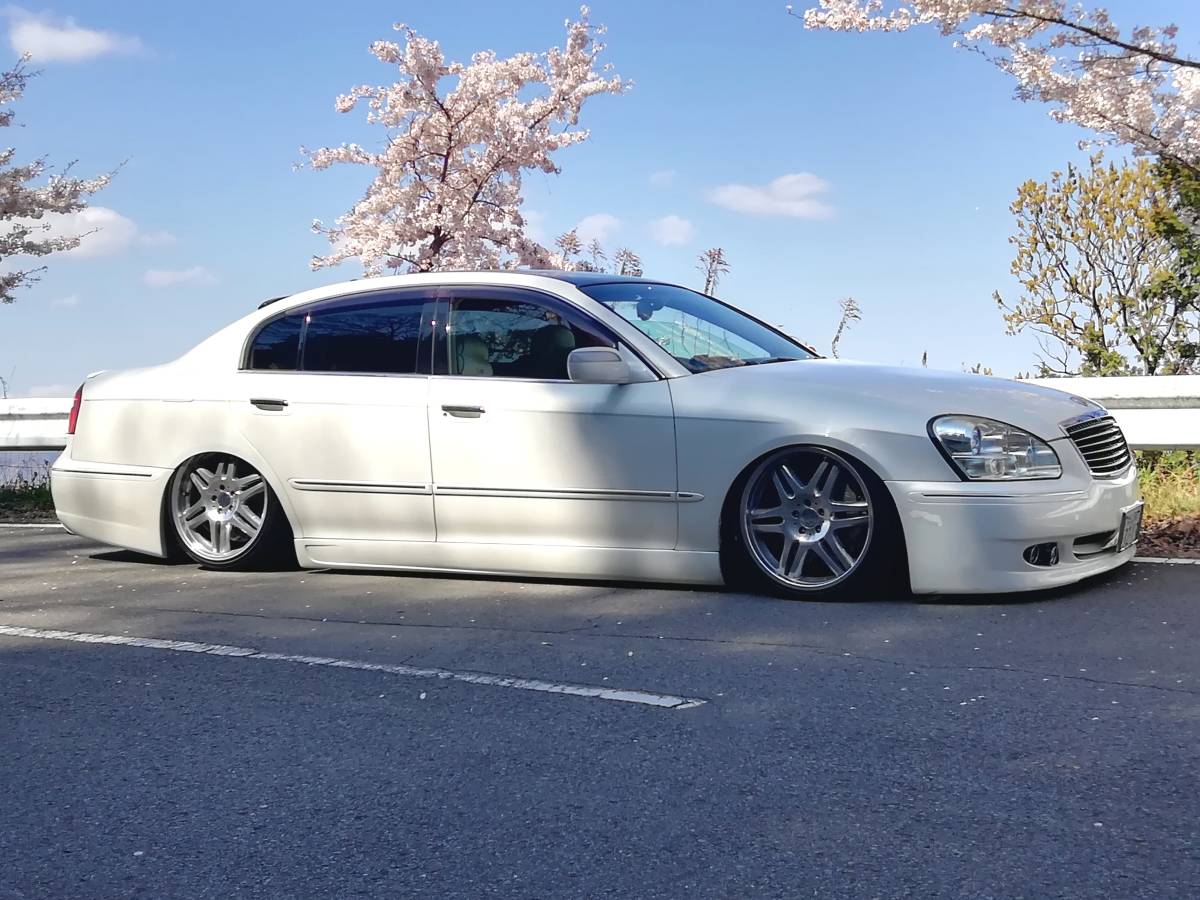 50シーマ CIMA エアサスと内装公認済!! LS白全塗 屋根黒 イデアルブレーキ 後期仕様 j-unitデモカー 30セルシオ フーガ セドグロの落札情報詳細 - Yahoo!オークション ...