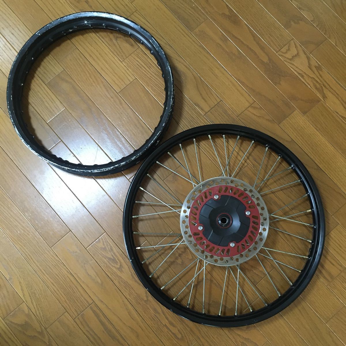 XR250 XR400 SL230 純正 前後ホイール D.I.D J21×1.60 3 99DOT J18×2.15 8 94DOT フロントホイールハブ ディスクブレーキの落札情報詳細 ...