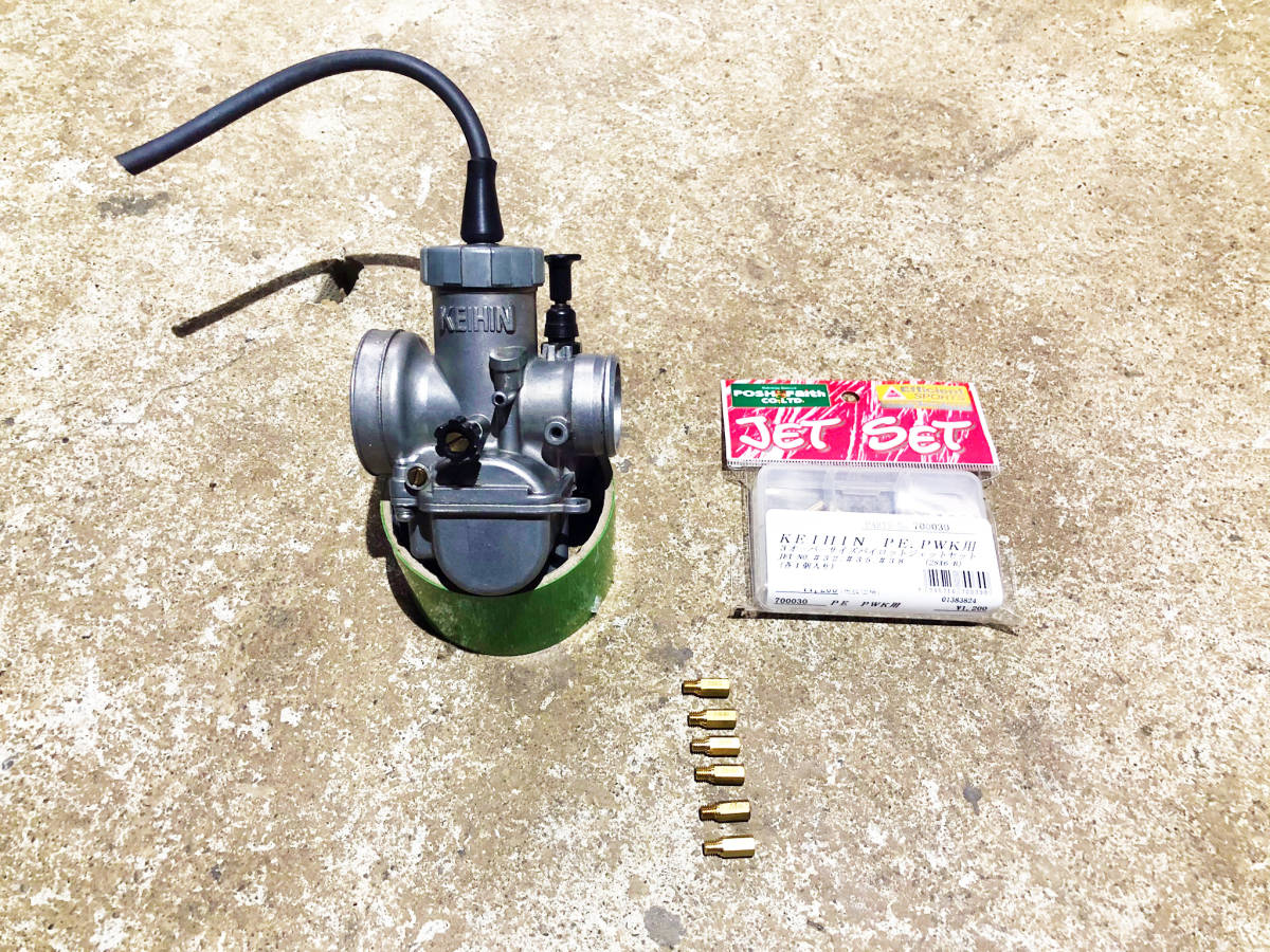 使用少 美品 NSR80 KEIHIN PE28 キャブレター ジェット類セット NSR50 NSRmini NS-1 NS50 CR80 ...