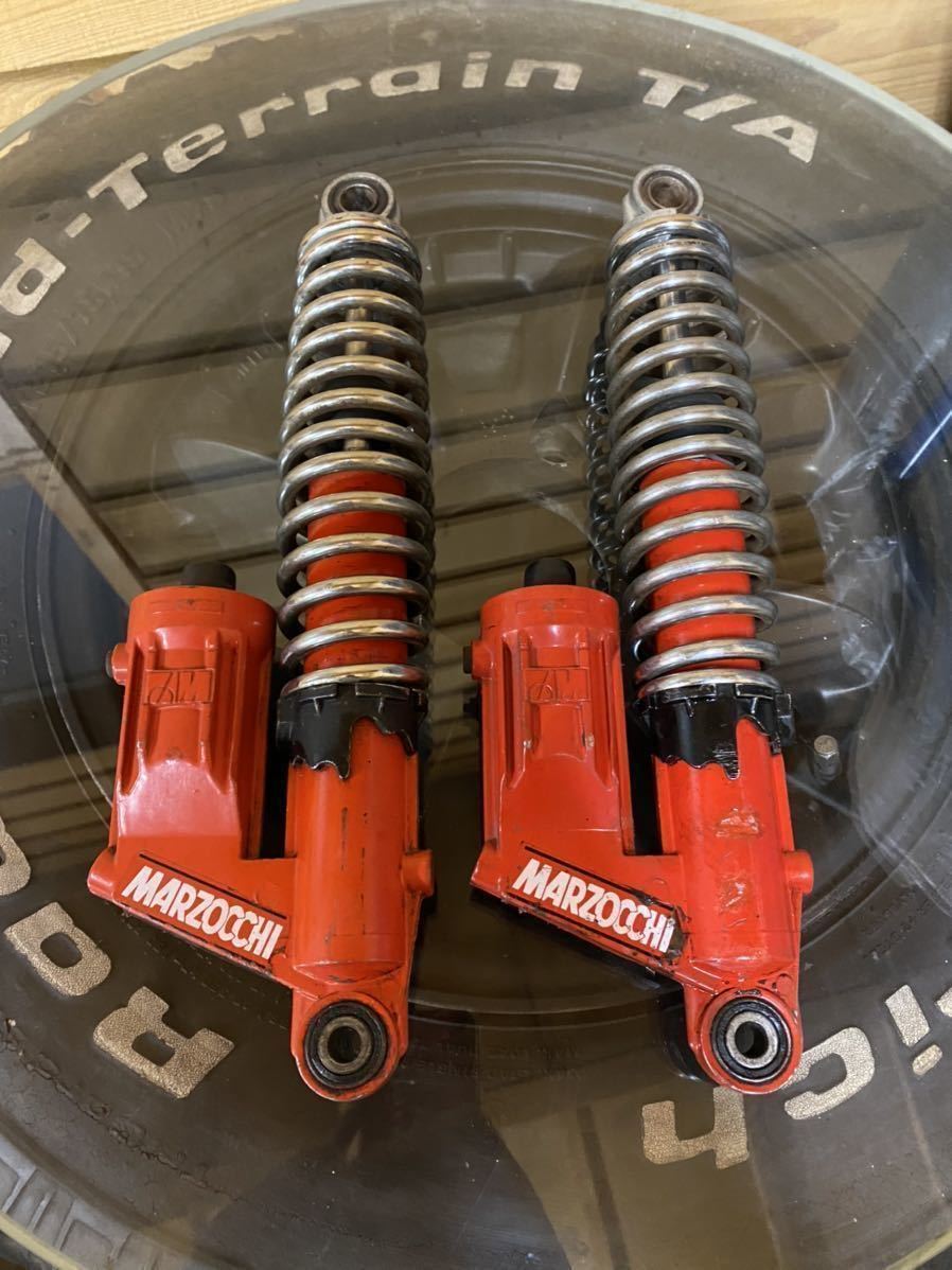 マルゾッキ MARZOCCHI marzocchi当時物 リアサスペンション 330mm 赤 gt ss kh gs cbx z1 z2の落札情報詳細 - Yahoo!オークション落札価格検索 ...