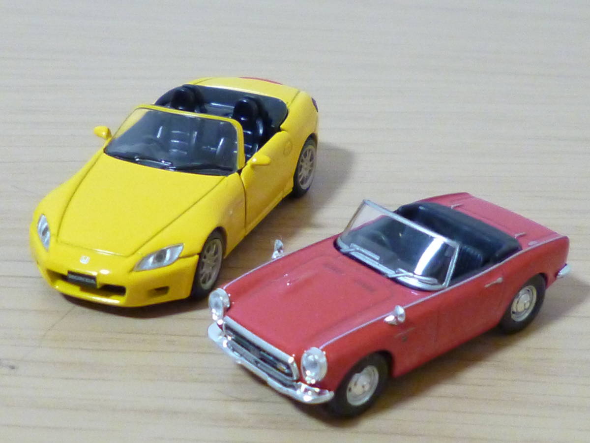 1/64ミニカー 京商/タミヤ：ホンダ S800 と S2000 2台セットの落札情報詳細 - ヤフオク落札価格検索 オークフリー