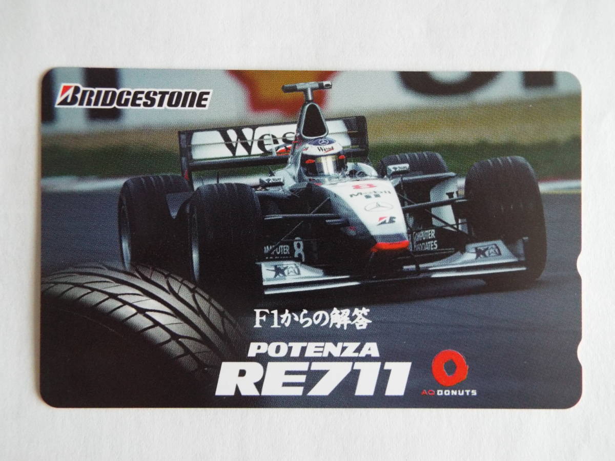 【新品】ブリヂストン POTENZA RE711（ウエスト マクラーレンF1チーム（ミカ・ハッキネン）） テレフォンカードの落札情報詳細 ...