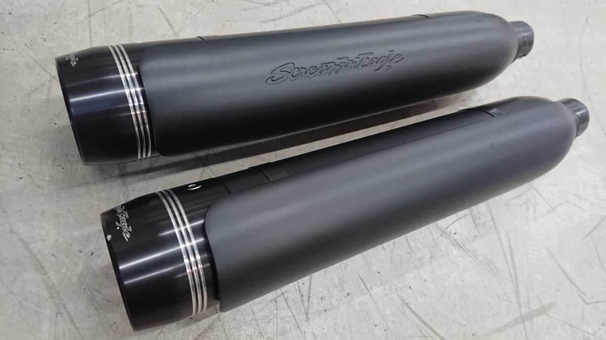 【OH176】ハーレーダビッドソン スポーツスター用 スクリーミンイーグル ストリートキャノンマフラー 64900205 極上品の落札情報詳細 ...