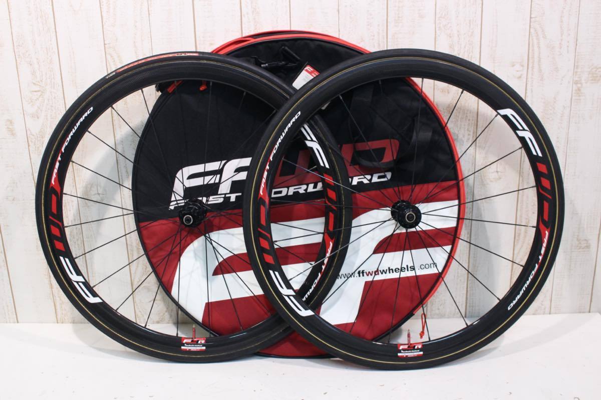 FFWD FAST FORWARD ファストフォワード F4R DT240sハブ カンパフリー カーボンチューブラー バッグ付属 美品の落札 ...
