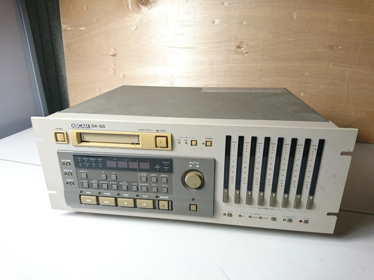 A8-81 S ★TASCAM DAT タスカム MTR DA-88 8CH ダット テープ デジタル マルチトラックレコーダー オーディオ機器★ジャンク★の落札情報詳細 - ヤフオク落札価格 ...