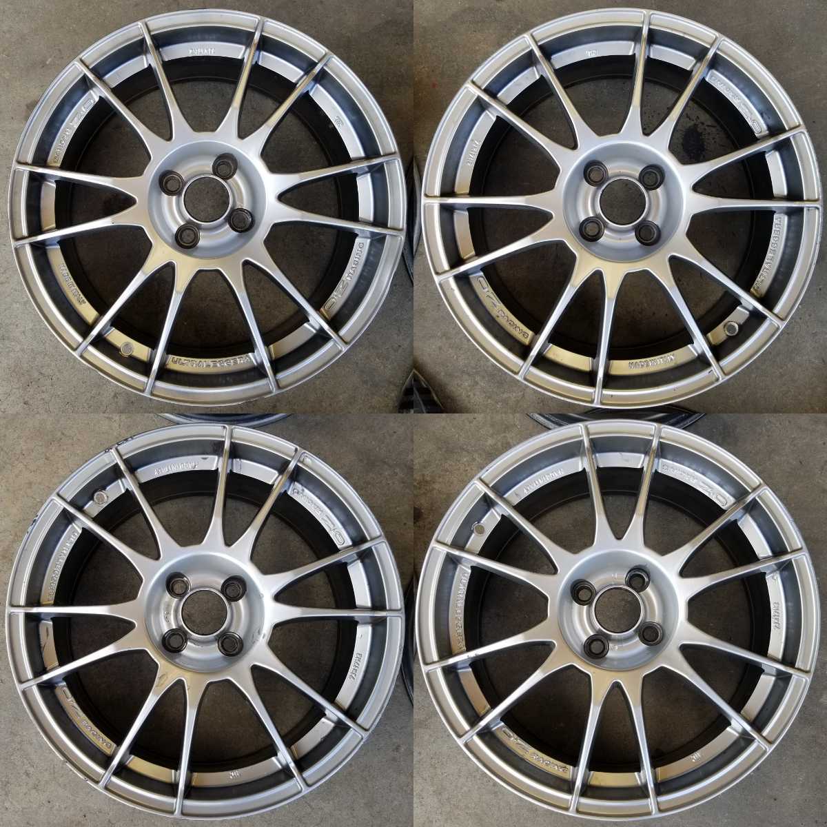 【軽量】 OZ Racing ウルトラレッジェーラ 17 7J +37 PCD100 4h 4穴 ET37 ULTRALEGGERA オーゼット イタリア製 コンパクトカーサイズ の落札情報 ...