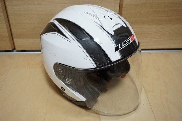 LS2 FREEWAY エスプリ ホワイト サイズ【L】ジェットヘルメット OF-MHR-10 クリアシールド付き♪JAPAN インナーバイザー付き★の落札情報詳細 - ヤフオク落札価格検索 ...
