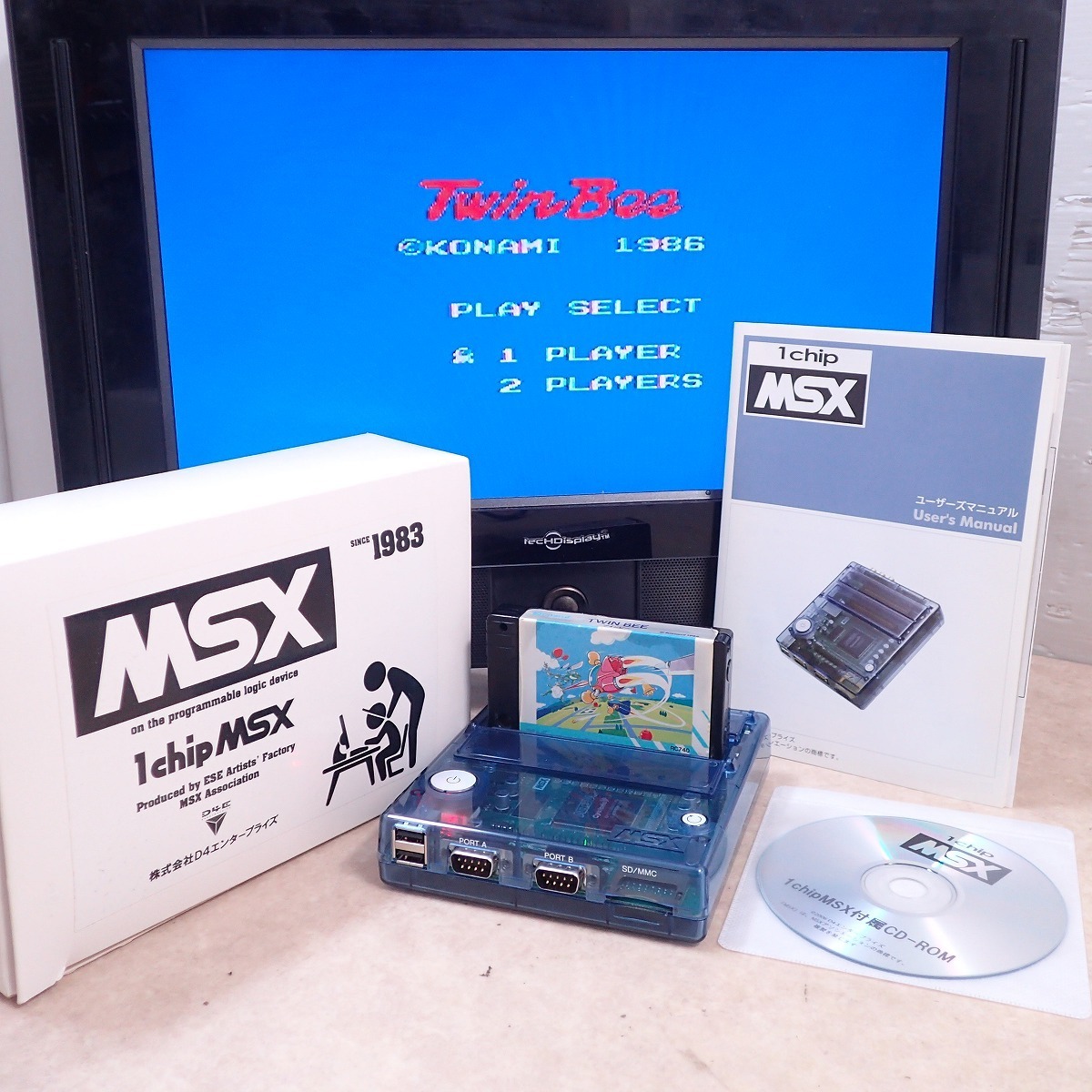 美品 1chip MSX 本体 ESE Artists' Factory MSXアソシエーション D4エンタープライズ FPGA 5000台 ...