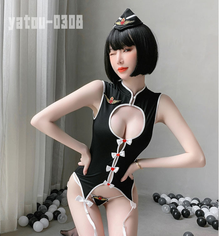 【新品】C556 セクシーランジェリー アーミーデザイン チャイナドレス風 ガーターベルト付レオタード Tバック コスプレ衣装 ナイトウエアの落札情報詳細 - Yahoo!オークション落札価格 ...