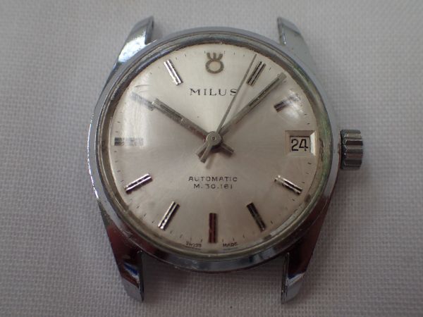 アンティーク腕時計☆ミリス MILUS☆M30.161 スクリューバック 自動巻き 21石 本体のみ☆不動品 美品☆商品詳細を必ずお読みください の落札情報詳細 - Yahoo!オークション ...