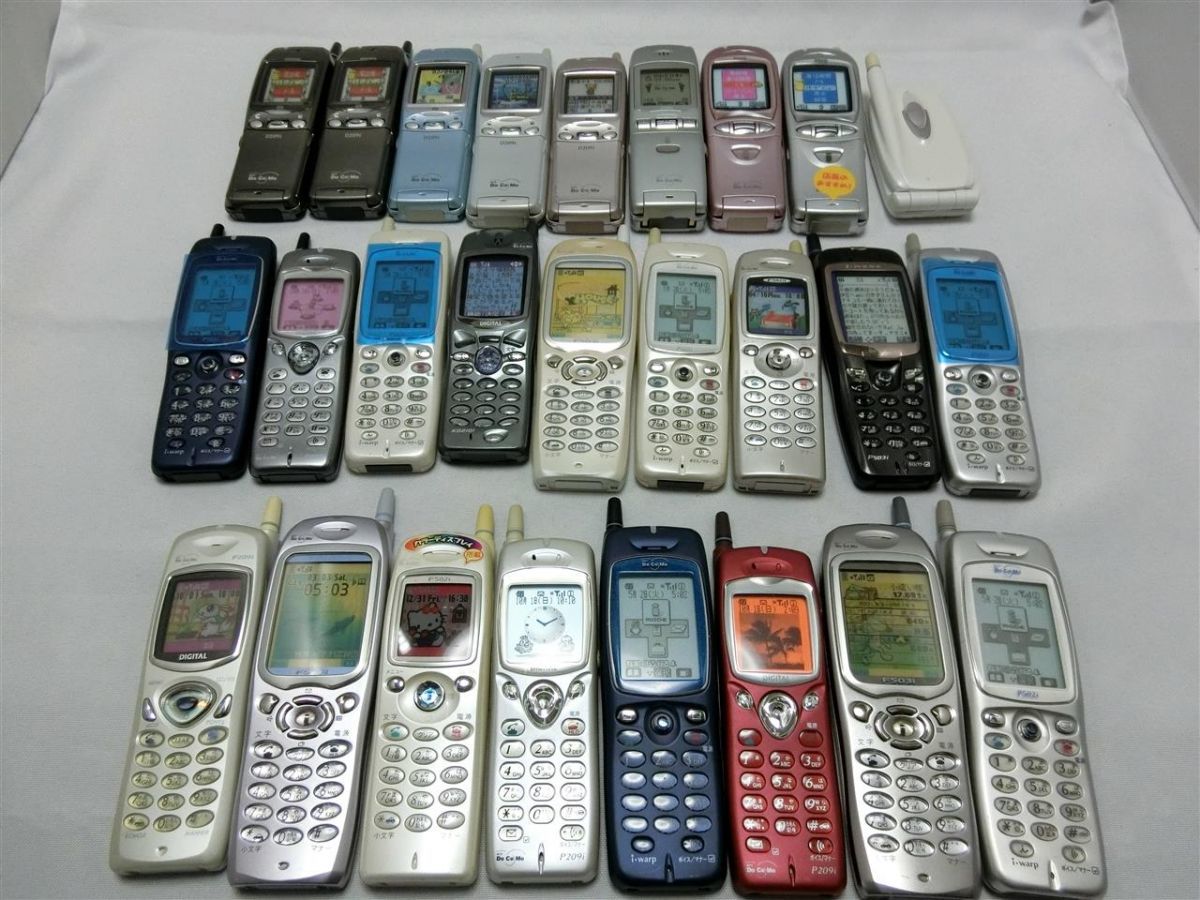 Docomo iモード モックアップ見本 大量 まとめて26台 n209i/D209i/D502i/P502i/F503i/F502it/P503i/P209i/D501iなど ...
