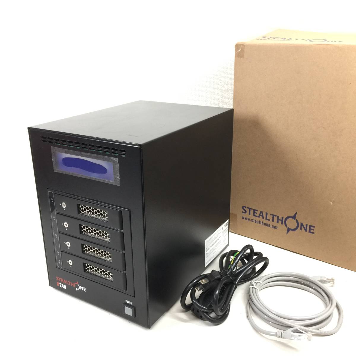 【ジャンク】Y’S corporation STEALTHONE D240 鍵・HDD無し/ネットワークストレージサーバー/NAS/現状品の ...