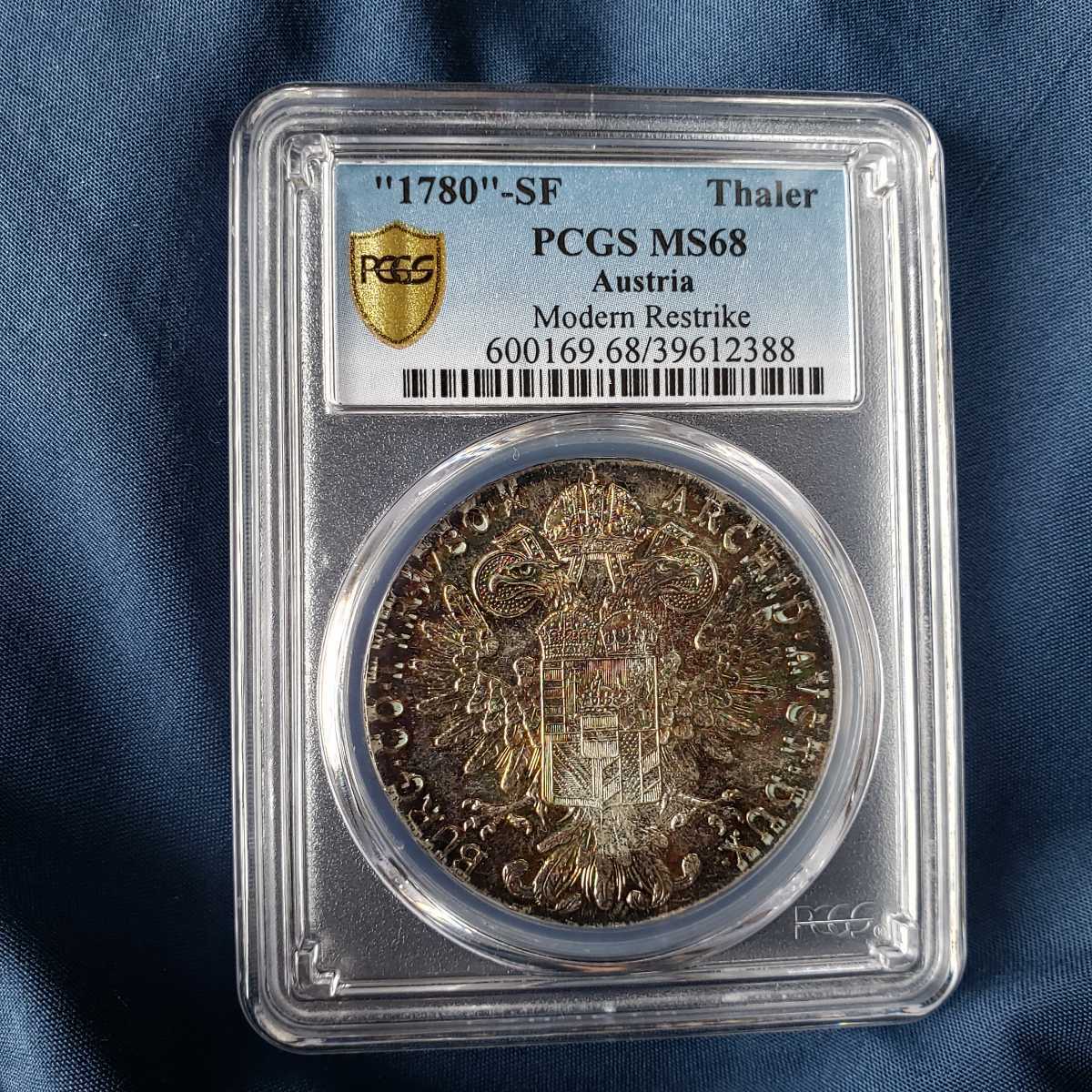 【新品】1780年 オーストリア マリアテレジア ターラー銀貨 PCGS鑑定 MS68 レインボートーン の落札情報詳細 - Yahoo!オークション落札価格検索 オークフリー