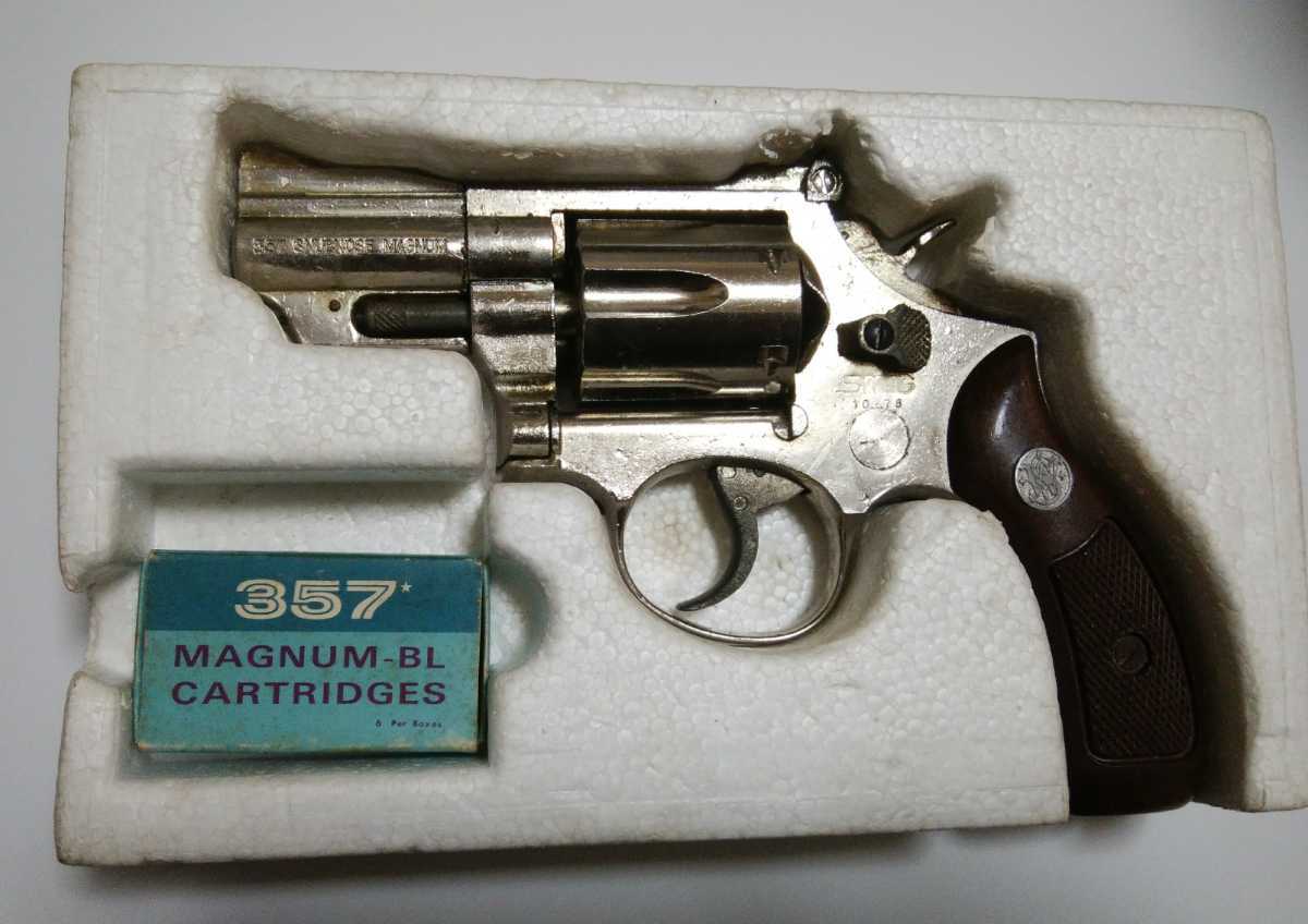 MGC社 金属製 S&W COMBAT MAGNUM 357マグナム 38口径 SMG刻印 モデルガン ジャンクの落札情報詳細 - ヤフオク落札価格情報 オークフリー