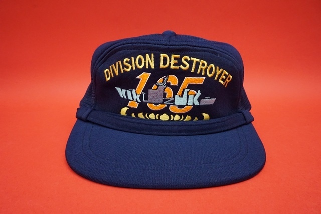 ★ 海上自衛隊 DD-165 KIKUZUKI キクヅキ 護衛艦 DIVISION DESTROYER メッシュ 識別帽 / キャップ ...