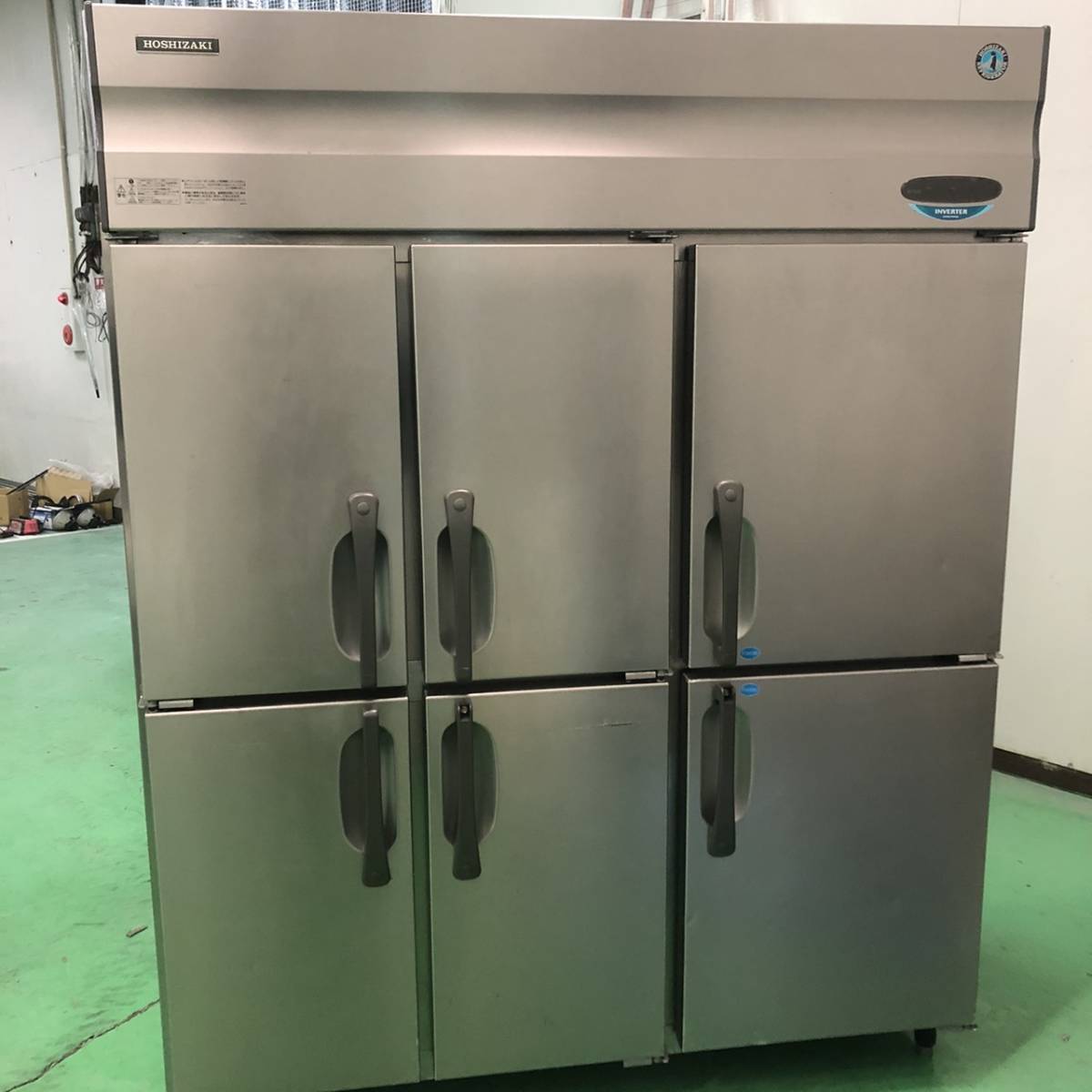 ★☆ホシザキ 業務用 縦型 6面 冷凍冷蔵庫 HRF-150XFT3-6D 三相200V 冷蔵室601L/冷凍室395L インバーター W1800×D650×H1850 中古品 ☆★の落札情報 ...
