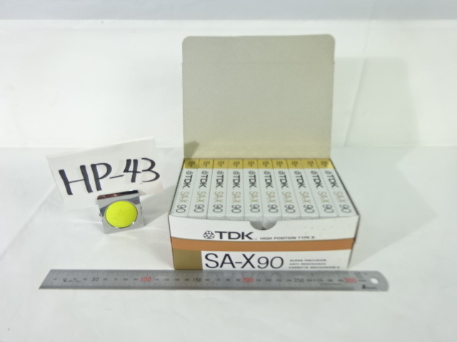 【新品】HP-43羽/TDK SA-X90 ハイポジションTYPE2 カセットテープ 未開封品 1箱10点 希少レア? 記録媒体 オーディオデッキの落札情報詳細 - Yahoo!オークション ...