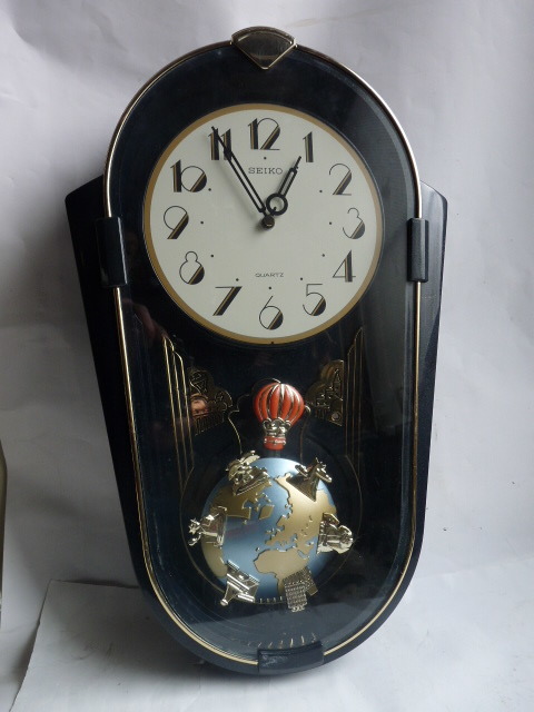 seiko セイコー掛け時計 からくりメロディー時計 ホライゾン RE530Lの落札情報詳細 - Yahoo!オークション落札価格検索 オークフリー