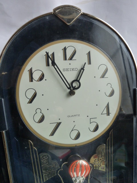 seiko セイコー掛け時計 からくりメロディー時計 ホライゾン RE530Lの落札情報詳細 - Yahoo!オークション落札価格検索 オークフリー