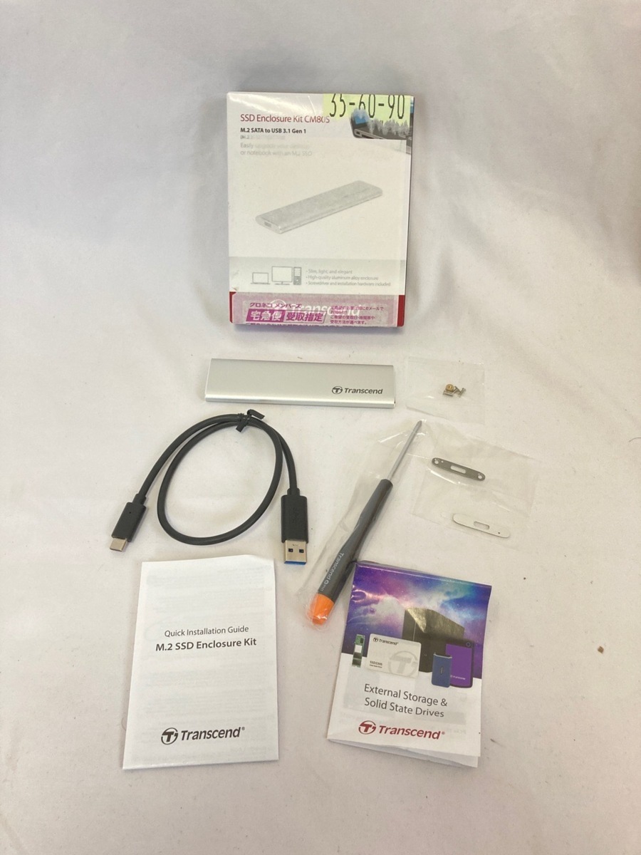 【新品】【未使用】Transcend トランセンド USB3.1 M.2 SSD 外付けケース TS-CM80S / 30 (AD002362D)の落札情報詳細 - Yahoo!オークション ...