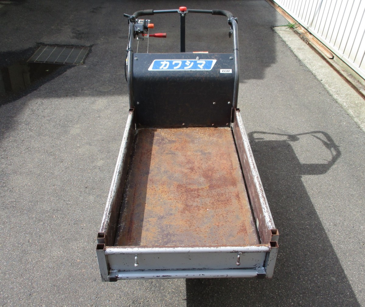 島根発＊河島/カワシマ＊EC80-V/運搬車/歩行型ミニクローラー/最大作業能力200kg/3.0馬力ガソリンエンジンの落札情報詳細 - Yahoo!オークション落札価格検索 オークフリー