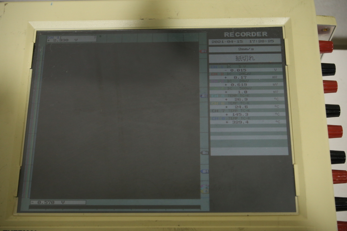 GRAPHTEC WR300 サーマルアレイコーダ グラフテック Thermal Arraycorder WR310 (A002140-5)の ...