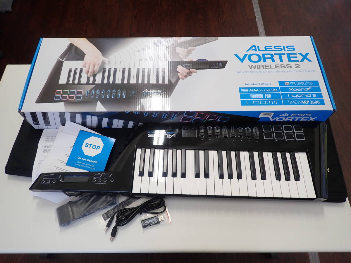 【超美品】ALESIS VORTEX WIRELESS2 ショルダーキーボード 通電確認済 ソフトケース付属 シンセサイザーの落札情報詳細 - Yahoo!オークション落札価格検索 オークフリー