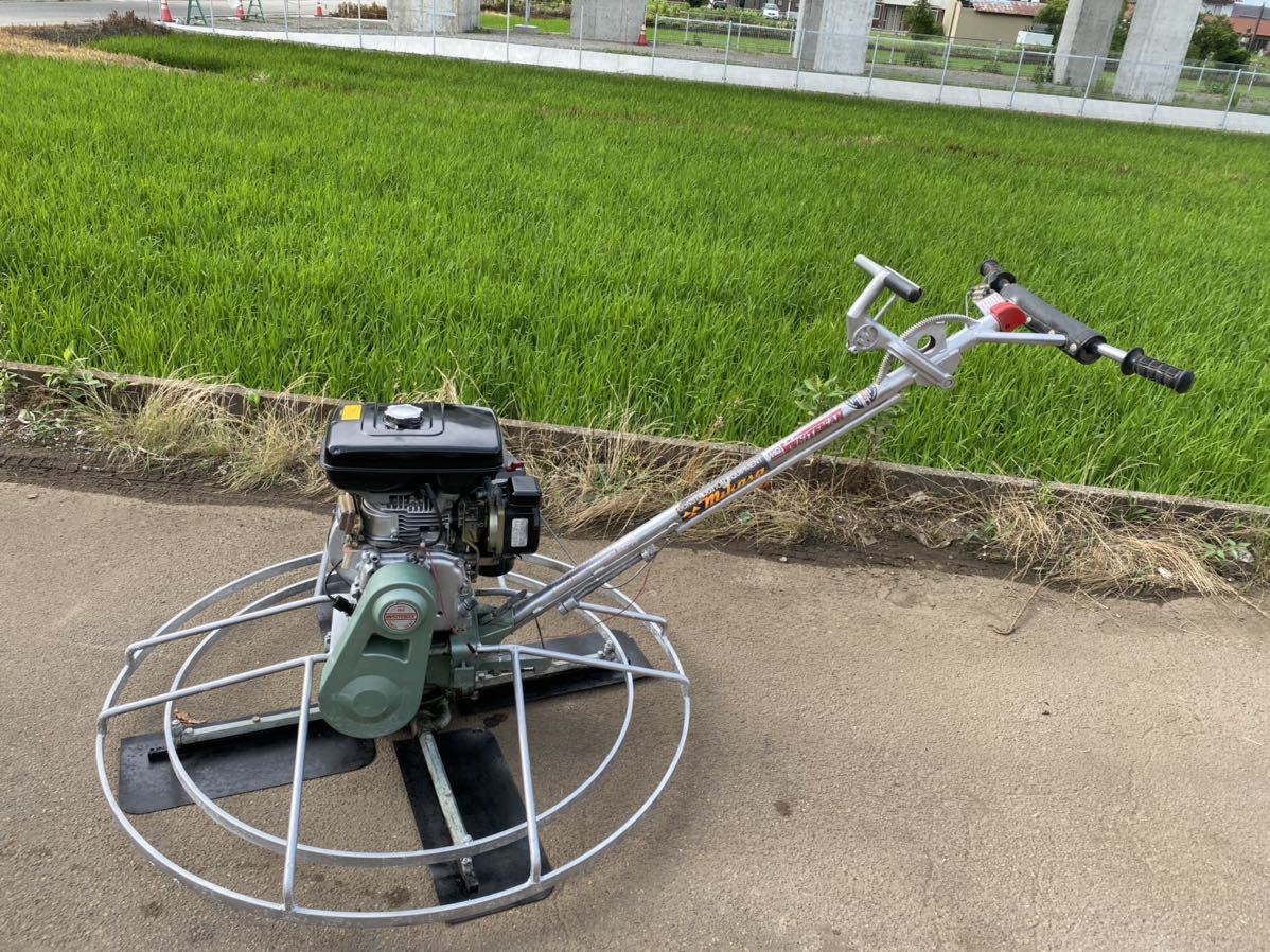 【石川県】WISCONSIN ROBIN エンジンWI-280 ロビンエンジン WHITEMAN B-4トロウェル コンクリート トロウェル ...