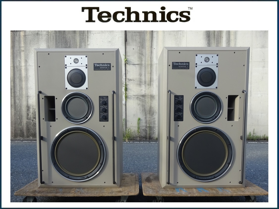 展示品？ Technics テクニクス SB-M1 4way スピーカー ペア エッジ交換済み♪ 引取OK♪の落札情報詳細 - Yahoo ...