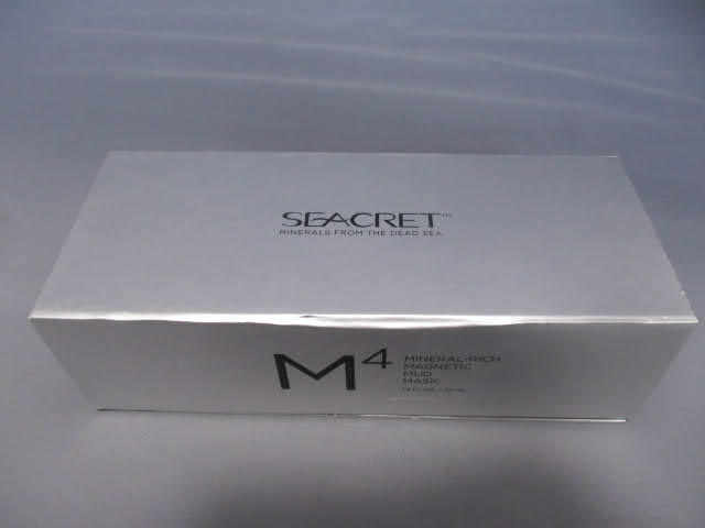 【全体的に状態が悪い】 シークレット M4 ミネラルリッチ マグネティック マットマスク 約196g 2021.5月 SEACRET 基礎化粧 ...