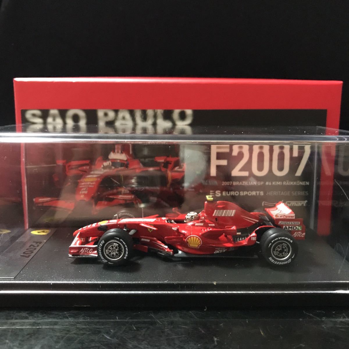【やや傷や汚れあり】ES別注 ルックスマート 1/43 スクーデリア フェラーリ マールボロ F2007 #6 K.ライコネン ブラジルGP 2007 優勝 ワールドチャンピオンの落札情報詳細 ...