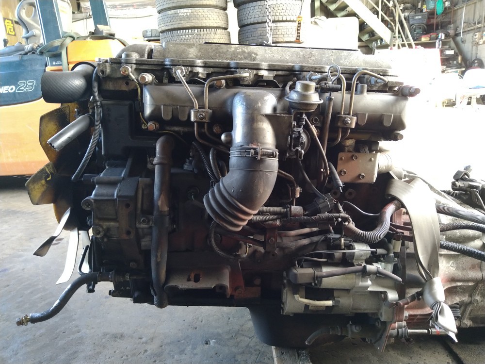 【傷や汚れあり】4M51(2A1) エンジン 三菱 キャンター 平成14年5月 KK-FE53EE 最高出力 103kw(140PS)/3200rpm トラック 2021103001 5021 ...