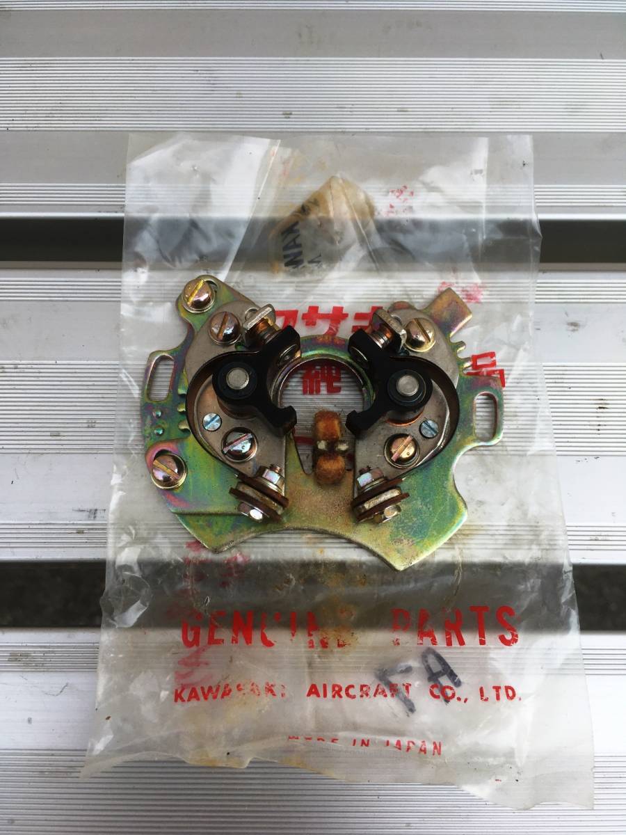 【未使用】カワサキA1 A1SS A7 A7SS用ポイントアッセンブリー新古品（検索 サムライ アベンジャー W1 H1 S1 S2 S3 マッハ 500SS 350SS 250SS ...