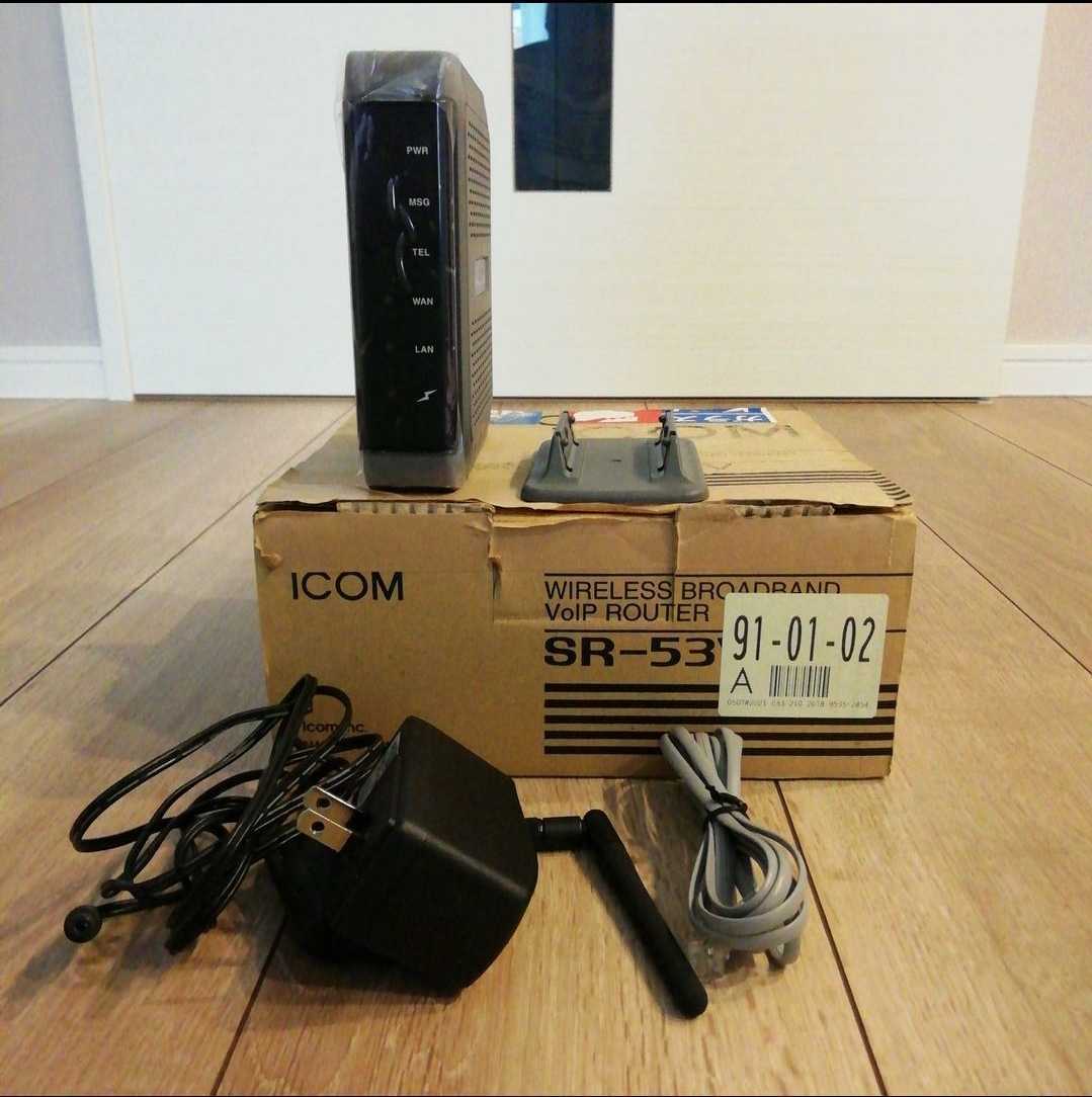 【中古】アイコム icom ワイヤレスブロードバンドVoIPルーター SR-53V の落札情報詳細| ヤフオク落札価格情報 オークフリー