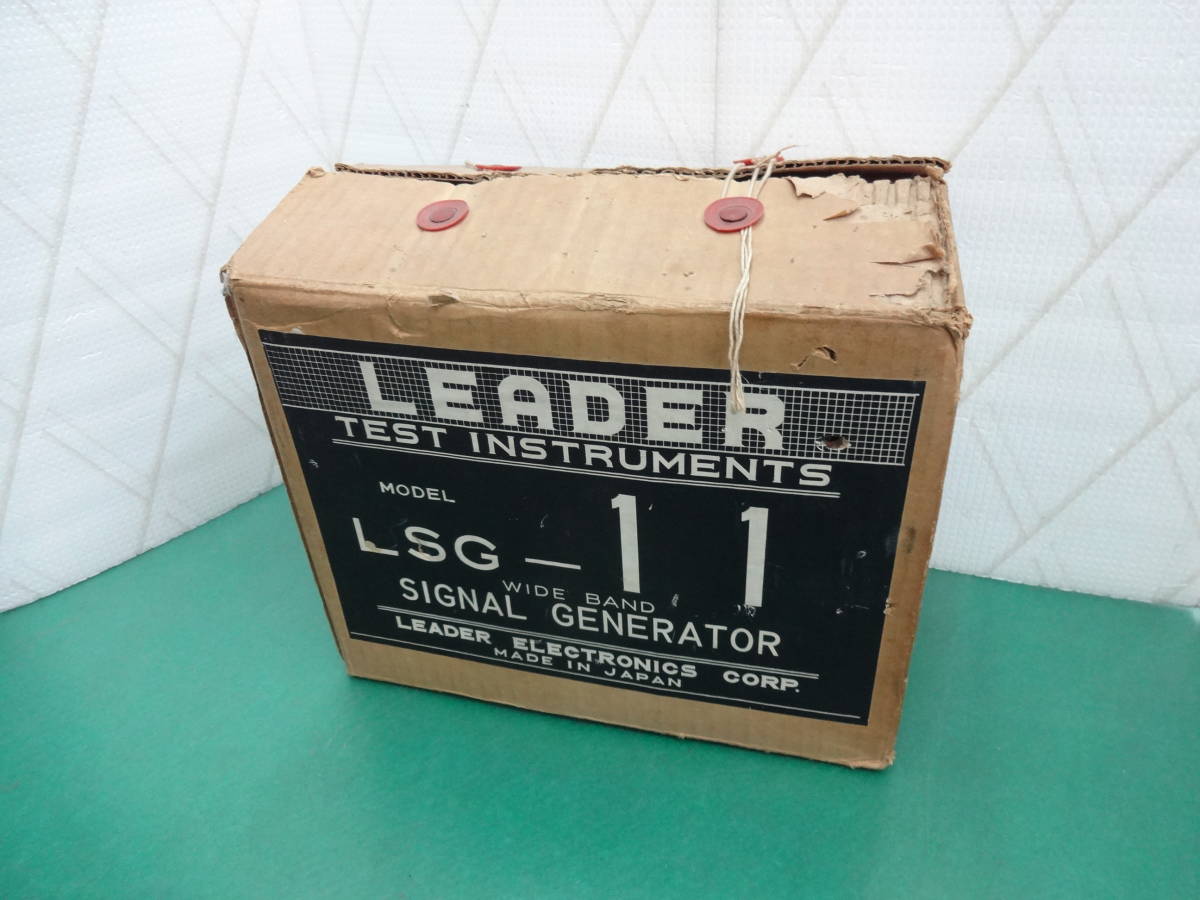 【傷や汚れあり】★4537 通電のみ確認 LEADER SIGNAL GENERATOR LSG-11 動作未確認ジャンク扱いの落札情報詳細 ...