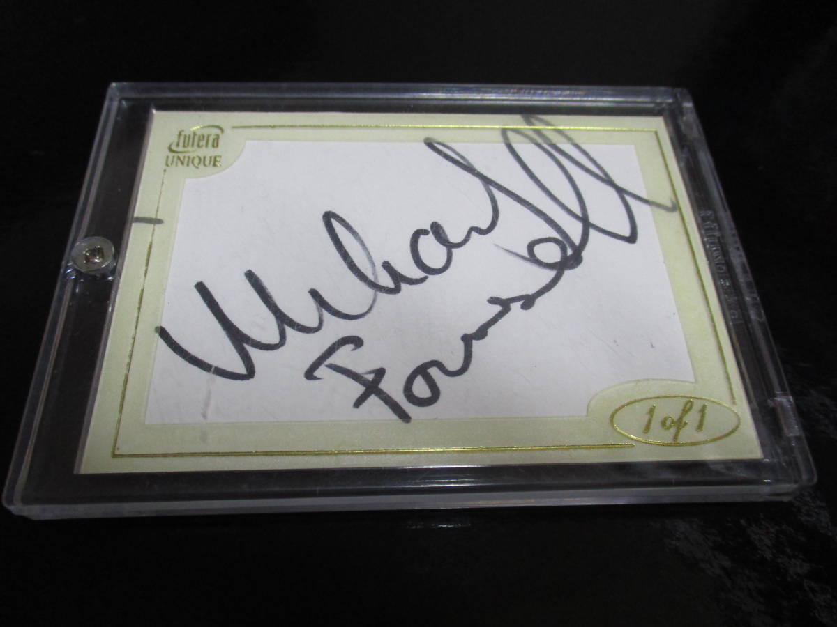 【未使用に近い】FUTERA UNIQUE autograph MIKAEL FORSSELL 1/1 ミカエル・フォルセル（フィンランド代表 ...