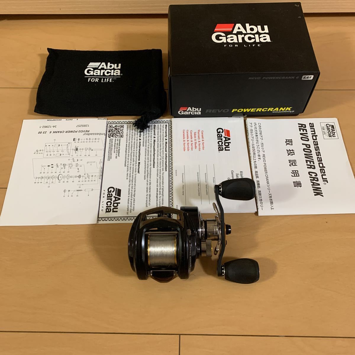 【やや傷や汚れあり】アブガルシア レボ 右ハンドル REVO POWER CRANK 6 ABU Garcia バス釣り クランク 巻き ベイトリールの落札情報詳細 - ヤフオク落札価格検索 ...