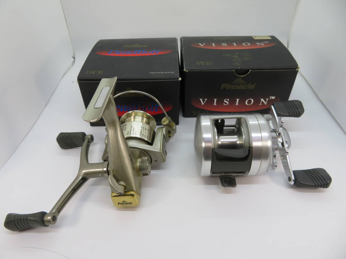 【傷や汚れあり】【軸ブレあり/エッジ傷あり】FIT-044 ピナクル Pinnacle VISION VS10 DeadBolt DSF30 リール2種 中古品の落札情報詳細 - ヤフオク落札 ...