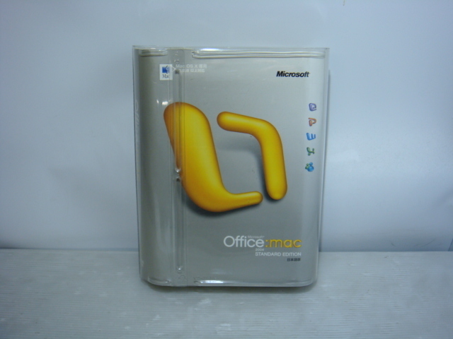 【やや傷や汚れあり】Microsoft Office MAC 2004 STANDARD EDITION 日本語版の落札情報詳細 - ヤフオク ...