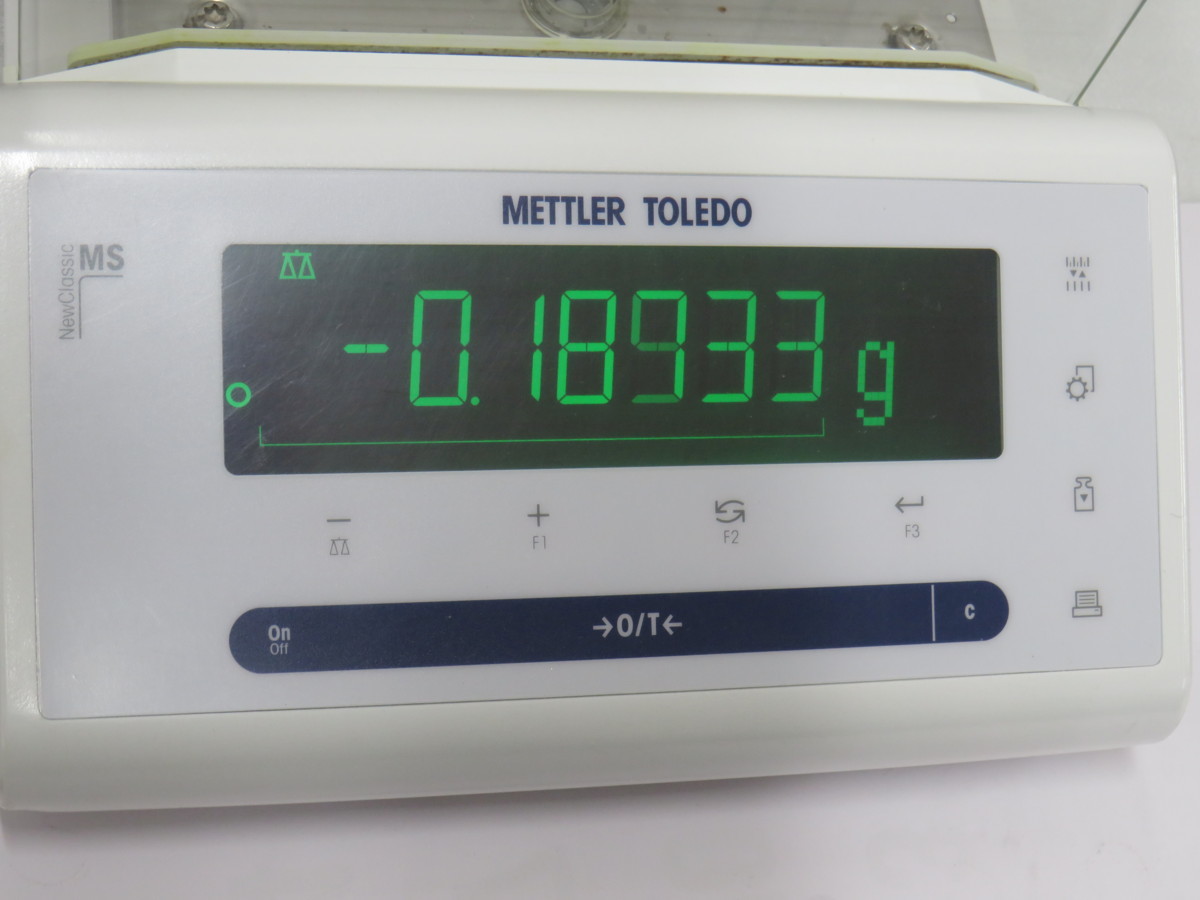 【傷や汚れあり】140☆METTLER TOLEDO メトラー・トレド NewClassic MF MS105DU 分析天びん★0207 ...