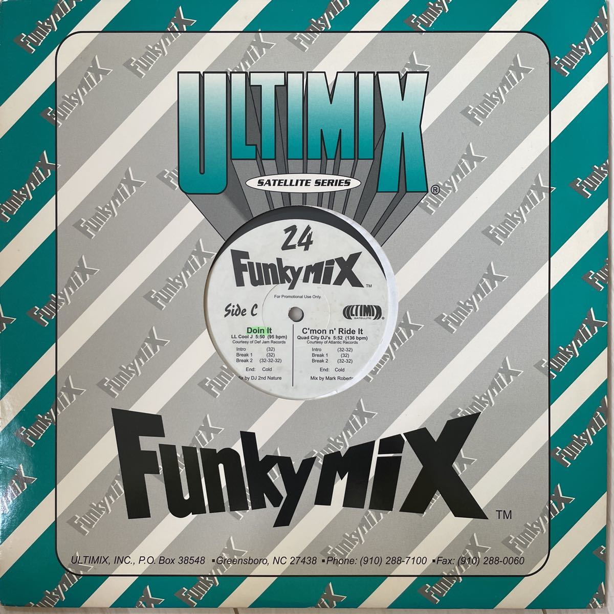【やや傷や汚れあり】【ULTIMIX】24 FUNKY MIX LL COOL J / DOIN IT / QUAD CITY DJ'S ...