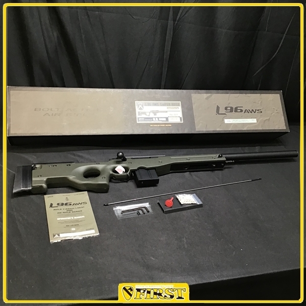 【目立った傷や汚れなし】5313】東京マルイ製 L96AWS ODストック ボルトアクションエアーライフルの落札情報詳細 - ヤフオク落札価格検索 オークフリー