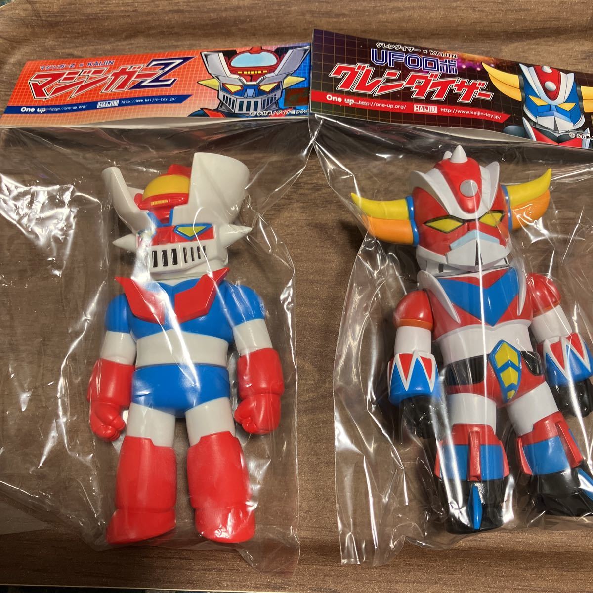 【未使用】2体セット KAIJIN x One up. マジンガーZ グレンダイザー sofvi カイジン ワンアップ ソフビ 永井豪 マジンガーZ Mazinger)暗黒の落札情報詳細 ...
