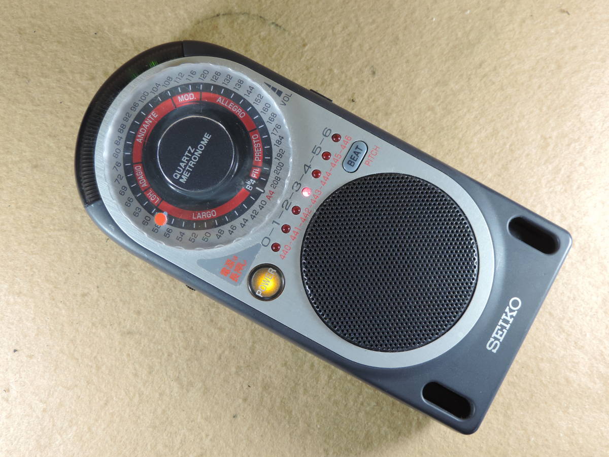 【目立った傷や汚れなし】【夢オク】SEIKO セイコー クオーツメトロノーム SQ70 の落札情報詳細 - ヤフオク落札価格検索 オークフリー