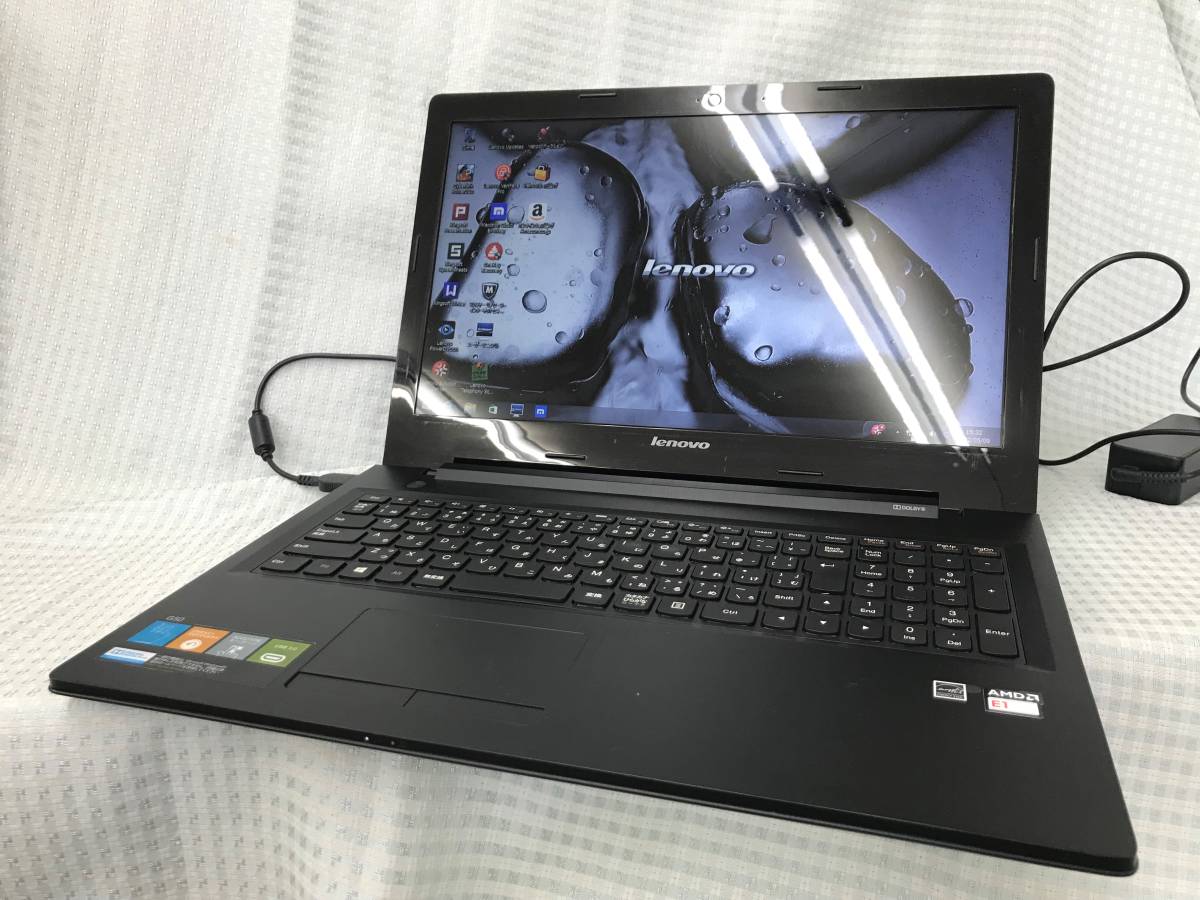 【傷や汚れあり】★ジャンク Lenovo G50-45 AMD E1-6010/メモリ4GB/HDD320GB/Windows 8.1★ の ...